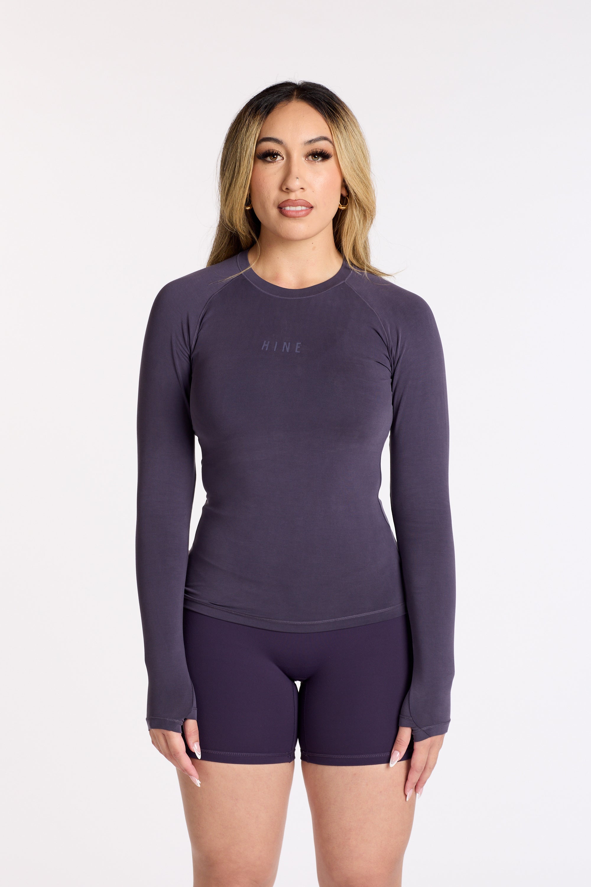THE ESSENTIAL FULL LENGTH LONG SLEEVE MIDNIGHT – HINE COLLECTION
